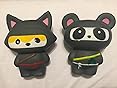 Amazon.com: Anboor 2 PCS Squishies Ninja Jumbo Panda and Fox Slow ...