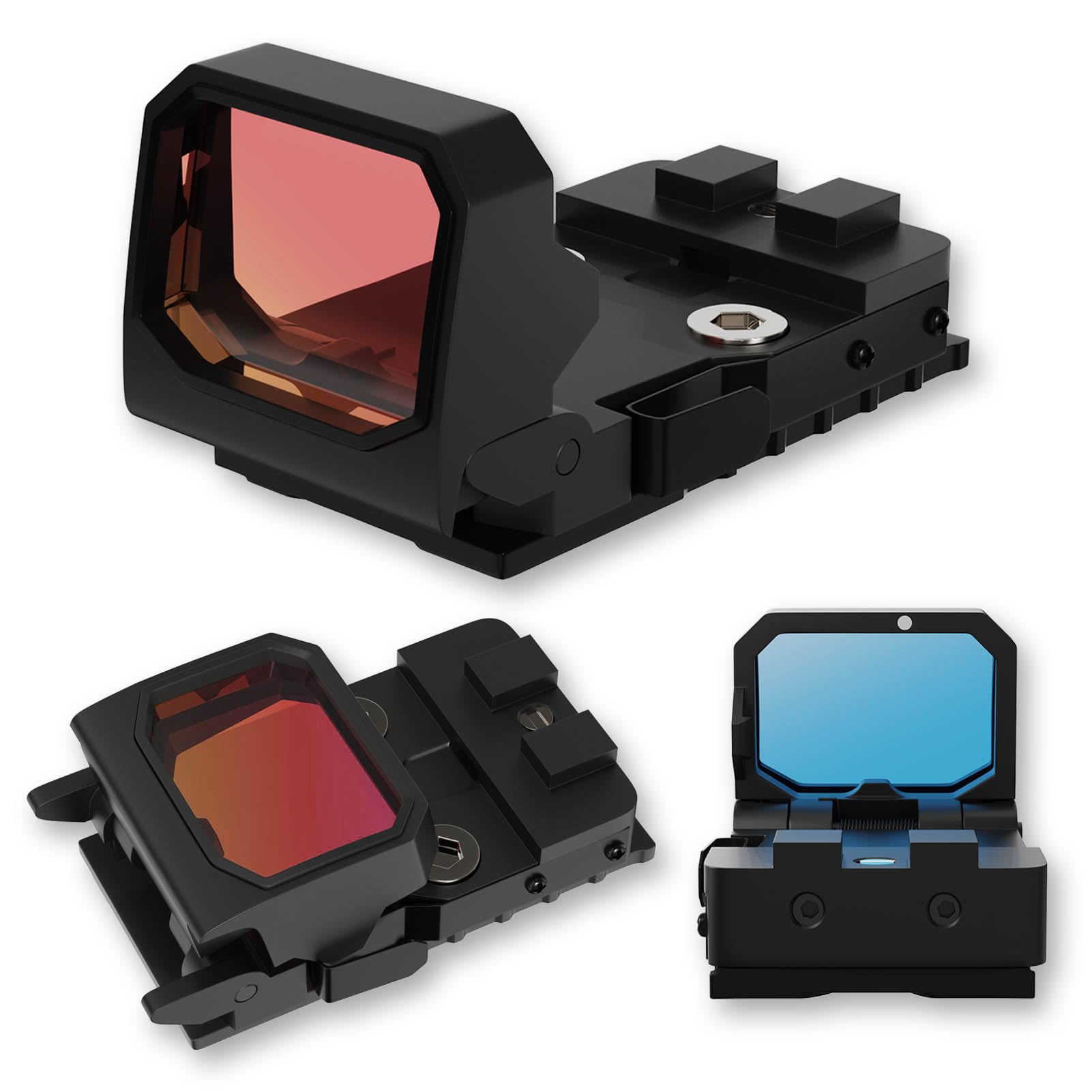 NIRIAHO Flip Up Red Dot Sight Compact RMR Reflex Sight for 20mm ...