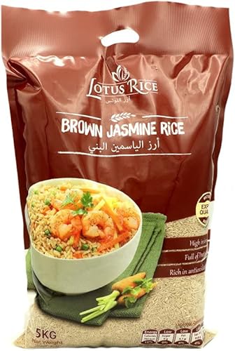 Lotus Brown Jasmine Rice 5KG price in UAE | Amazon UAE | supermarket ...