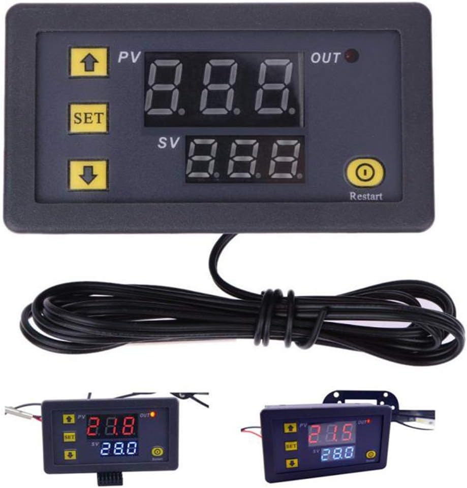 ARCELI 12V 20A W3230 LCD Digital Thermostat Temperature Controller Meter Regulator High Temp ...