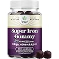 Amazon.com: Extra Strength Iron Gummies for Women and Men - Potent 45mg per Serving Chewable ...