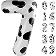 Amazon.com: Cow Print Number Balloon Birthday Decorations, 40 inch ...