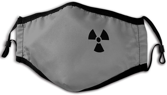 Ionizing Radiation Symbol2 Mens Womans Face Mask Anti Dust Face Mask ...