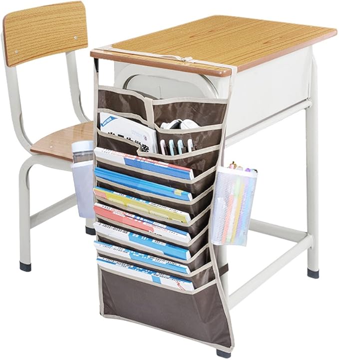 Amazon.com : Heavy-Duty Oxford Large 14 Pockets Desk Mount Hanging ...