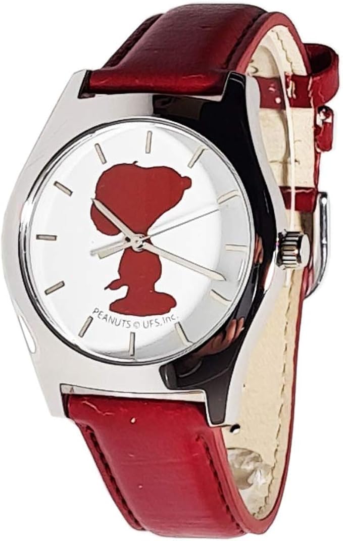 Snoopy Vintage Opex Crazy Red Watch: Amazon.co.uk: Watches