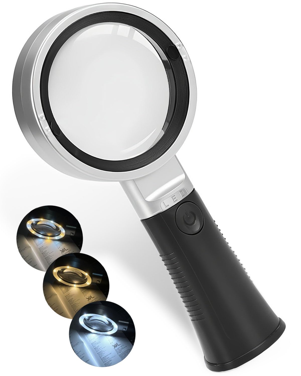 Mua MAGDEPO 10X Lighted Magnifying Stand Loupe Handheld/Hand-Free ...