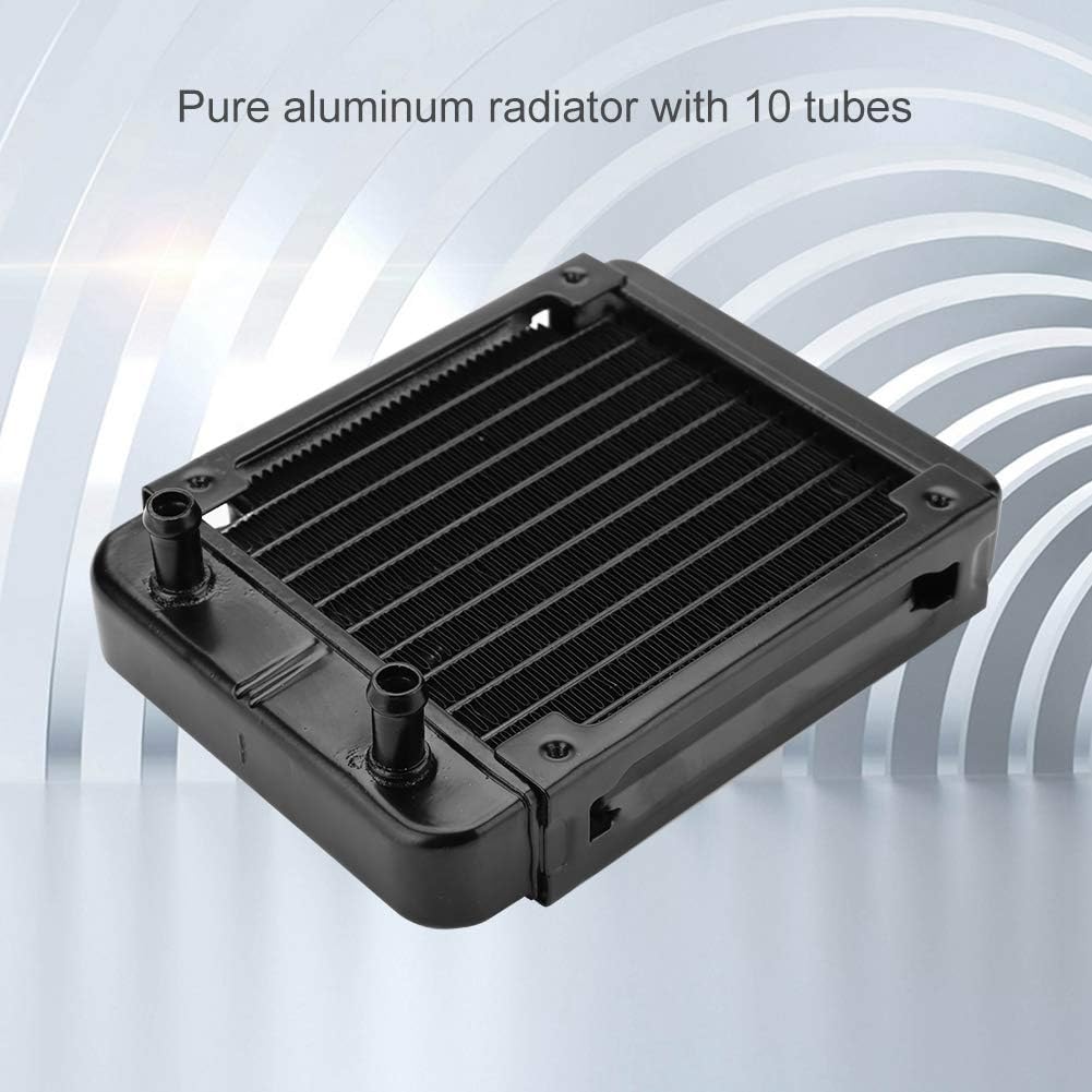Eboxer 120mm Water Cooling Radiator, Latest U-shaped, 10 Tubes CPU ...