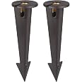 Gardencoin ABS Ground Spikes Stakes Replacement with Brass Insert, 1/2 ...