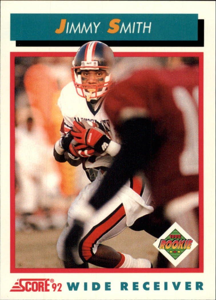 Amazon.com: 1992 Score Football Rookie Card #488 Jimmy Smith ...