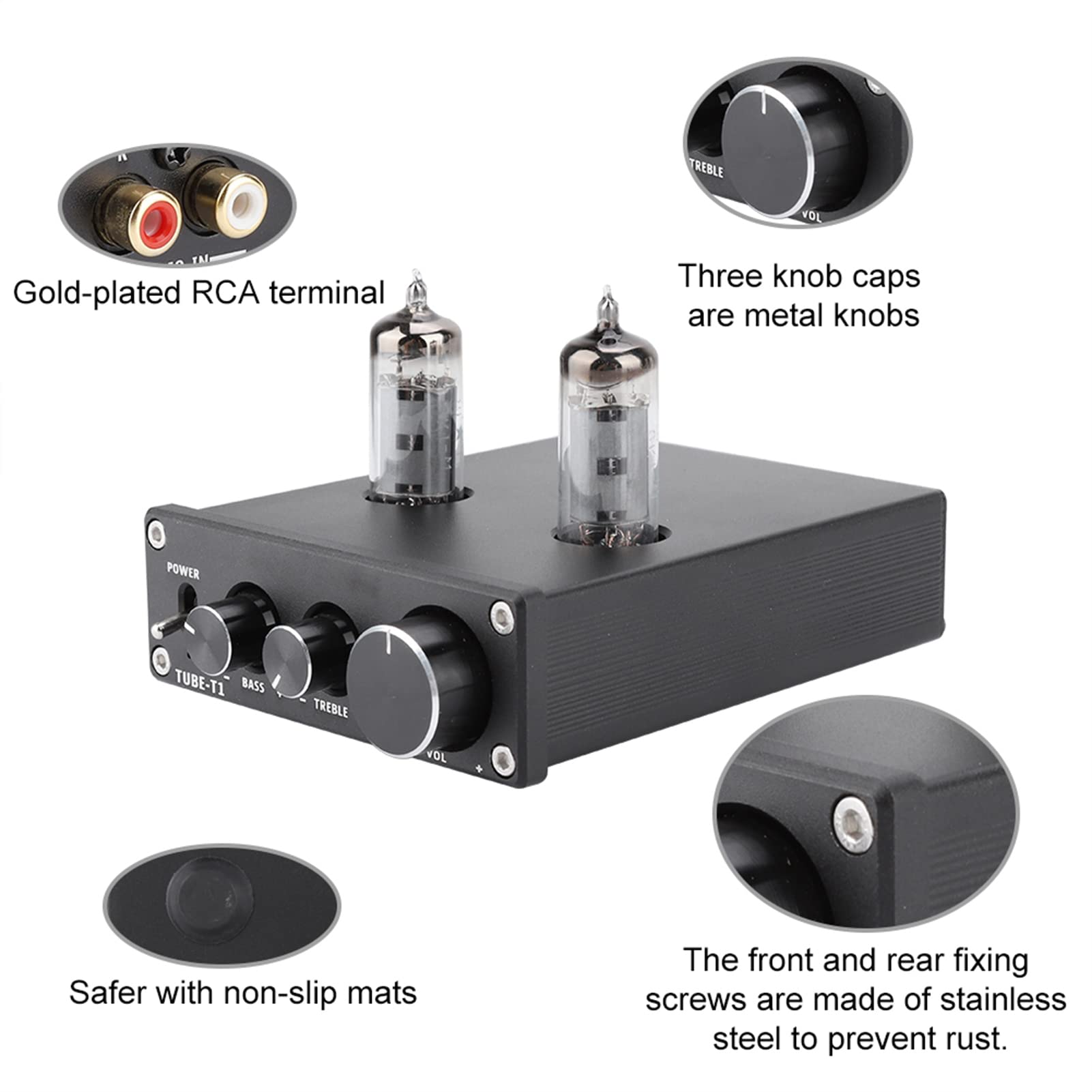 Mua Audio Vacuum Tube Preamp, HiFi Audio Vacuum Preamplifier with ...