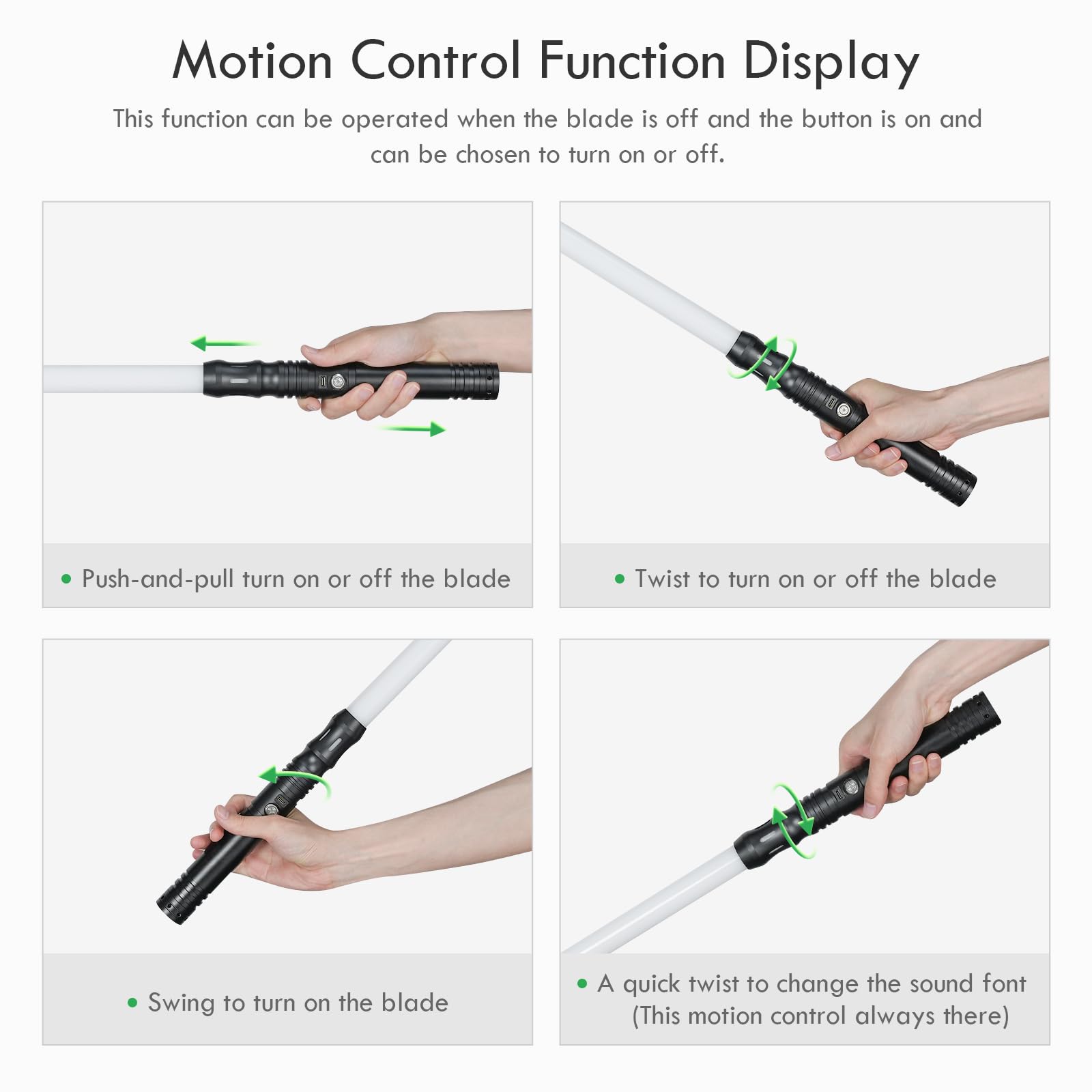 CUSTOM SABER Dueling Light Saber For Adults, Smooth Swing Rechargeable ...