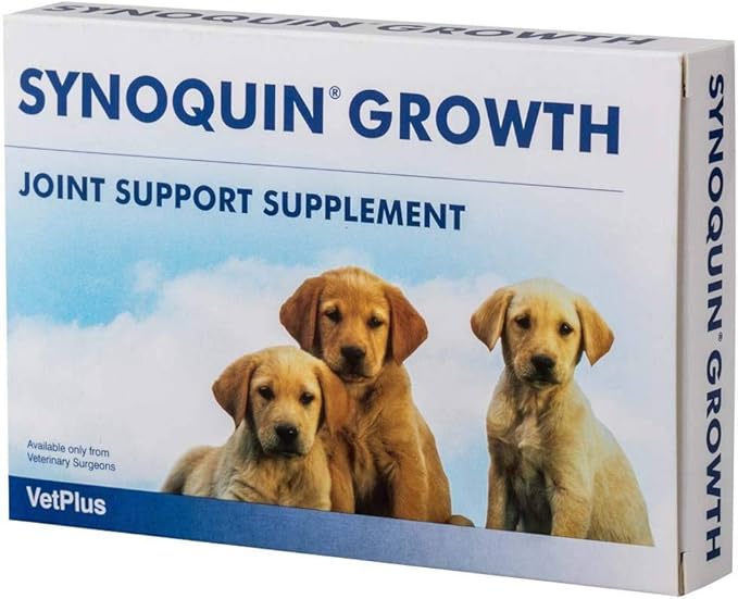Synoquin Growth tablets for all Growing Dogs pot of 60 tablets: Amazon ...