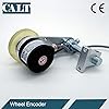 CALT GHW38 200mm Roller Rubber Wheel Length Position Meter Measuring ...