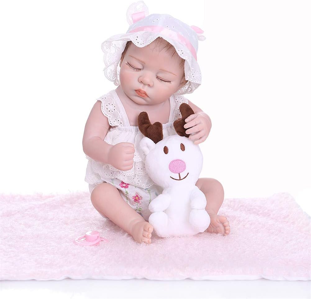 Zero pam 45CM Newborn Sleeping Reborn Baby Dolls 18 inch Anatomically ...