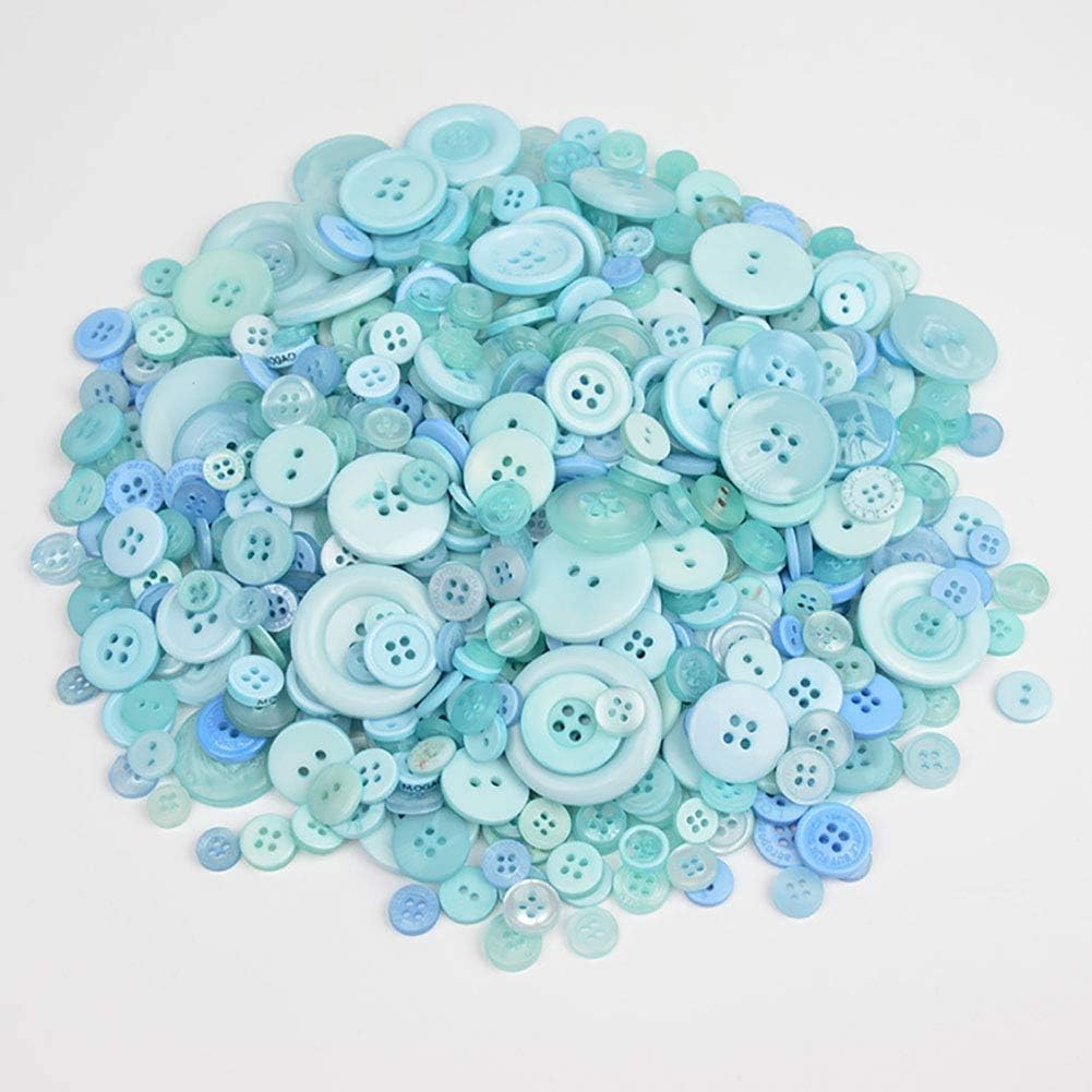 Amazon.com: 1600Pcs Turquoise Craft Buttons Turquoise Buttons for ...
