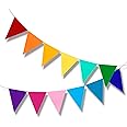 Amazon.com: Carnival Bunting Pennant Banner Birthday Party Decorations ...