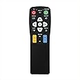 Amazon.com: Senior-Universal Remote Control with Big Buttons - 2-Device Switching, 4-in-1, Easy ...