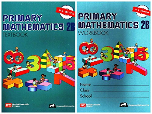 Primary Mathematics 2B SET--Textbook and Workbook: Singapore Math Inc ...