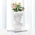 Amazon.com: Aynaxcol David Statue Greek Head Vase Bust Face Vase Head ...