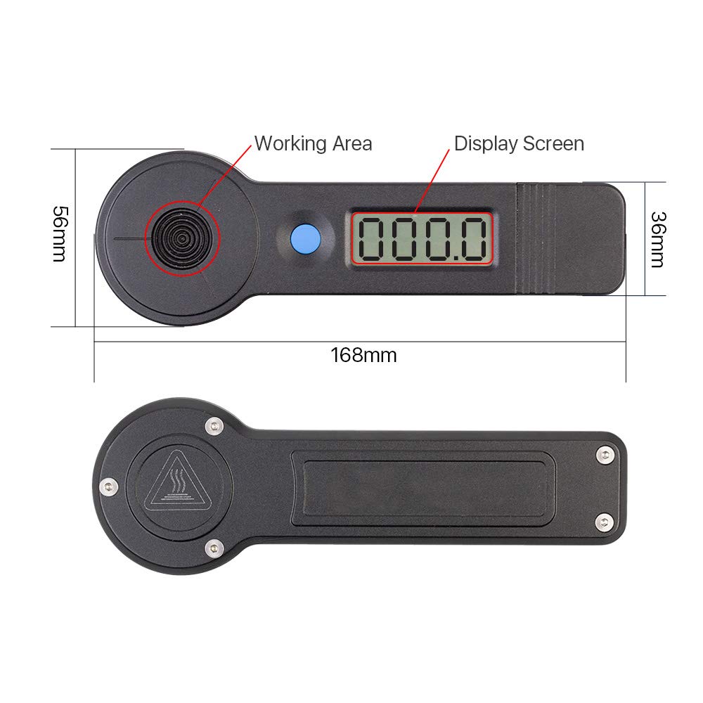 Cloudray 200W Handheld CO2 Laser Power Meter Black For Detecting 0-200W ...