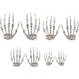 Amazon.com: 8 Pieces Halloween Fake Hands, Plastic Fake Human Hand ...