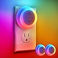 Dawnrise Night Lights Plug Into Wall,Dusk to Dawn Sensor,2 Pack,12 ...