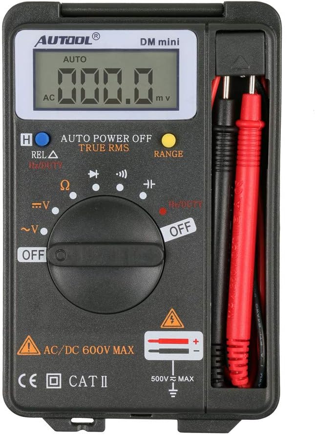 MRCARTOOL DM digital Multimeter Pocket Voltmeter Ammeter Ohmmeter ...