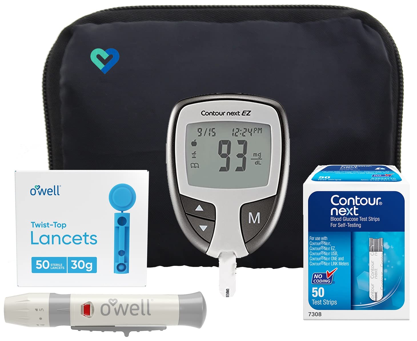 Mua Contour Next EZ Diabetes Testing Kit, Contour Next EZ Blood Glucose ...