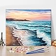 Amazon.com: TUMOVO Painting by Numbers for Adults, Beach Paint by ...