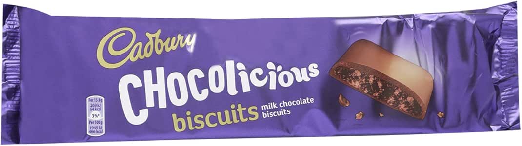 Cadbury Chocolicious Milk Chocolate Biscuits, 110 g: Buy Online at Best ...