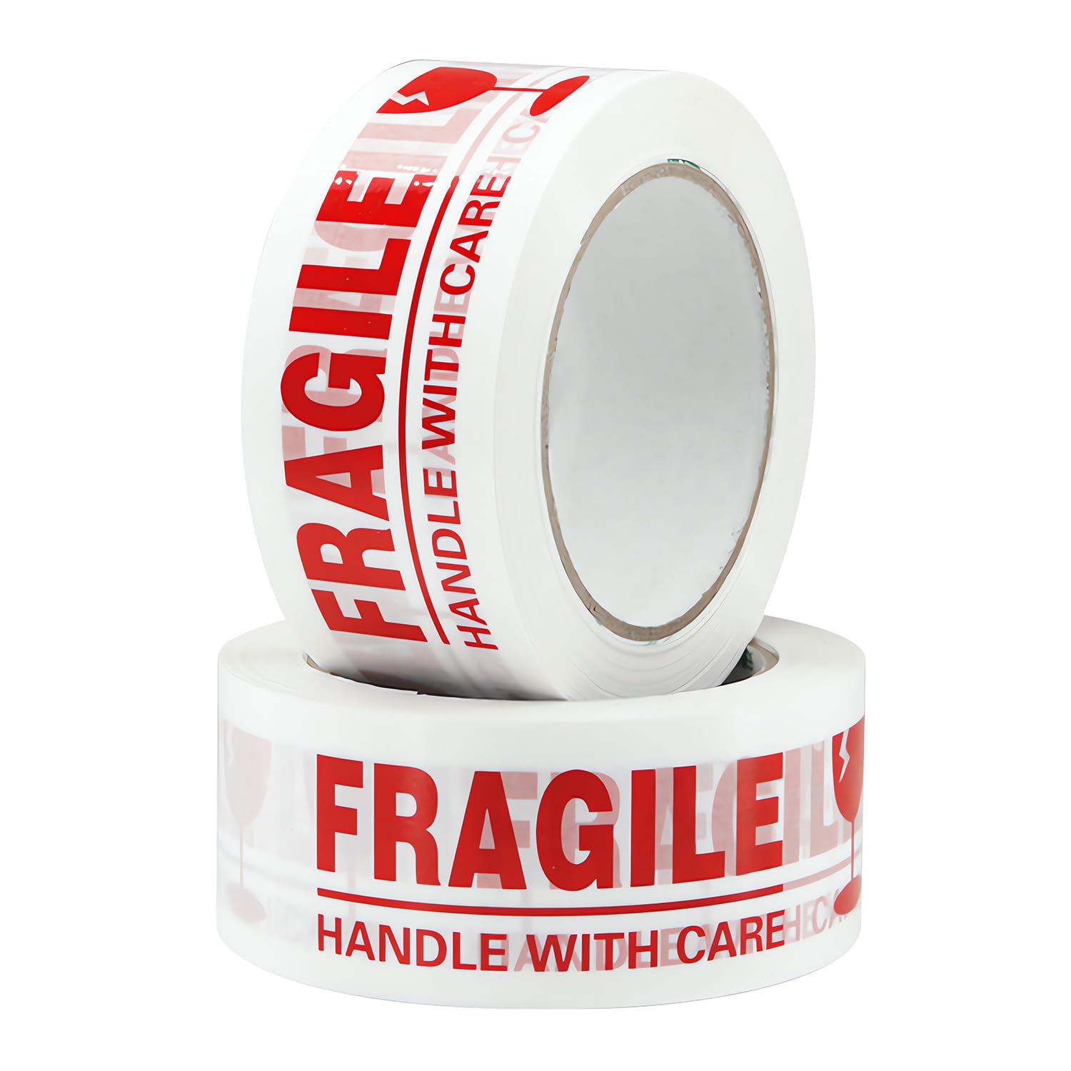 Duccinp Fragile Marking Tape Handle with Care Shipping Packing Tape, 2 ...