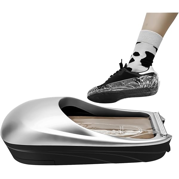 400 Shoe Covers Automatic Disposable Plastic Shoe Cover Dispenser ...
