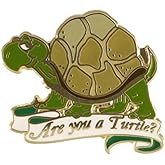 Amazon.com: 6030664 Are You A Turtle Lapel Pin Mason Freemasonry ...