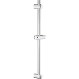 Grohe 28620000 24-Inch Shower Bar, Starlight Chrome, Shower Arms ...