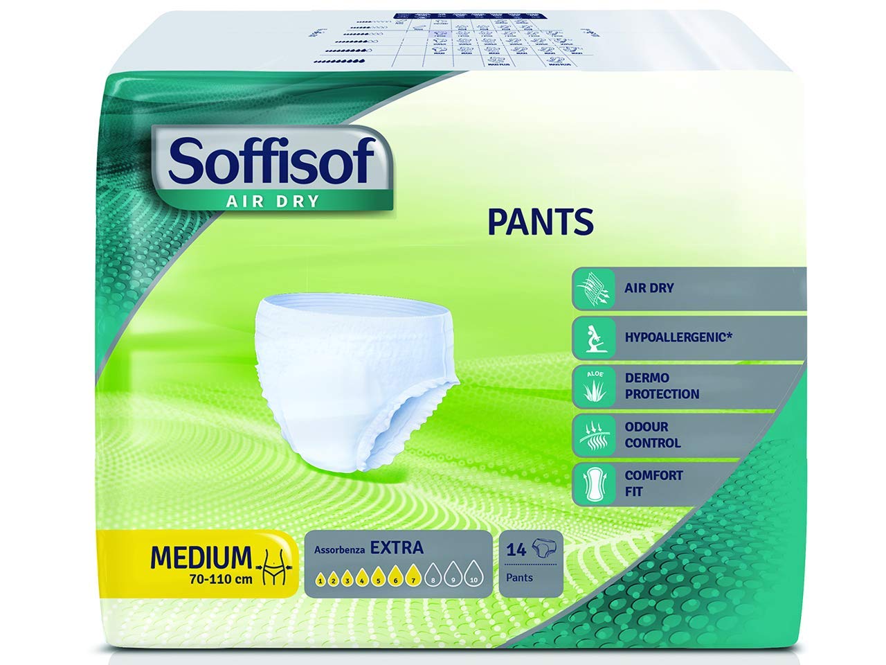 SOFFISOF Air Dry, Pants-Pull-Up type Diapers, Medium Size, Moderate ...