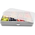 Amazon.com: melii Snackle Box – 12-Compartment Divided Snack Container ...
