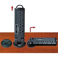 Amazon.com: Electriduct Desktop Pull-Up PowerTap Grommet with Surge ...