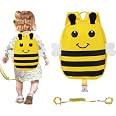 Zooawa Toddler Harness Backpack with Leash, 2 in 1 Cute Bee Kid ...