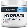 Amazon.com: Transparent Labs Hydrate Naturally Sweetened Electrolytes ...