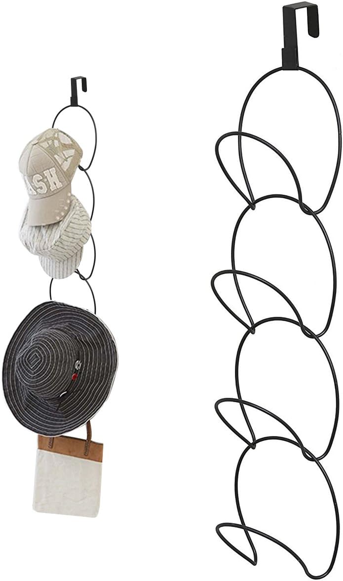 Yoassi Multi-Fonction Porte-Chapeaux Porte-Casquettes en Acier avec ...