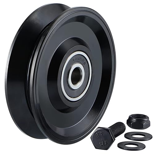 Skelang V Groove Wheel 4 Inches, Slide Gate Wheel with Double Bearings ...