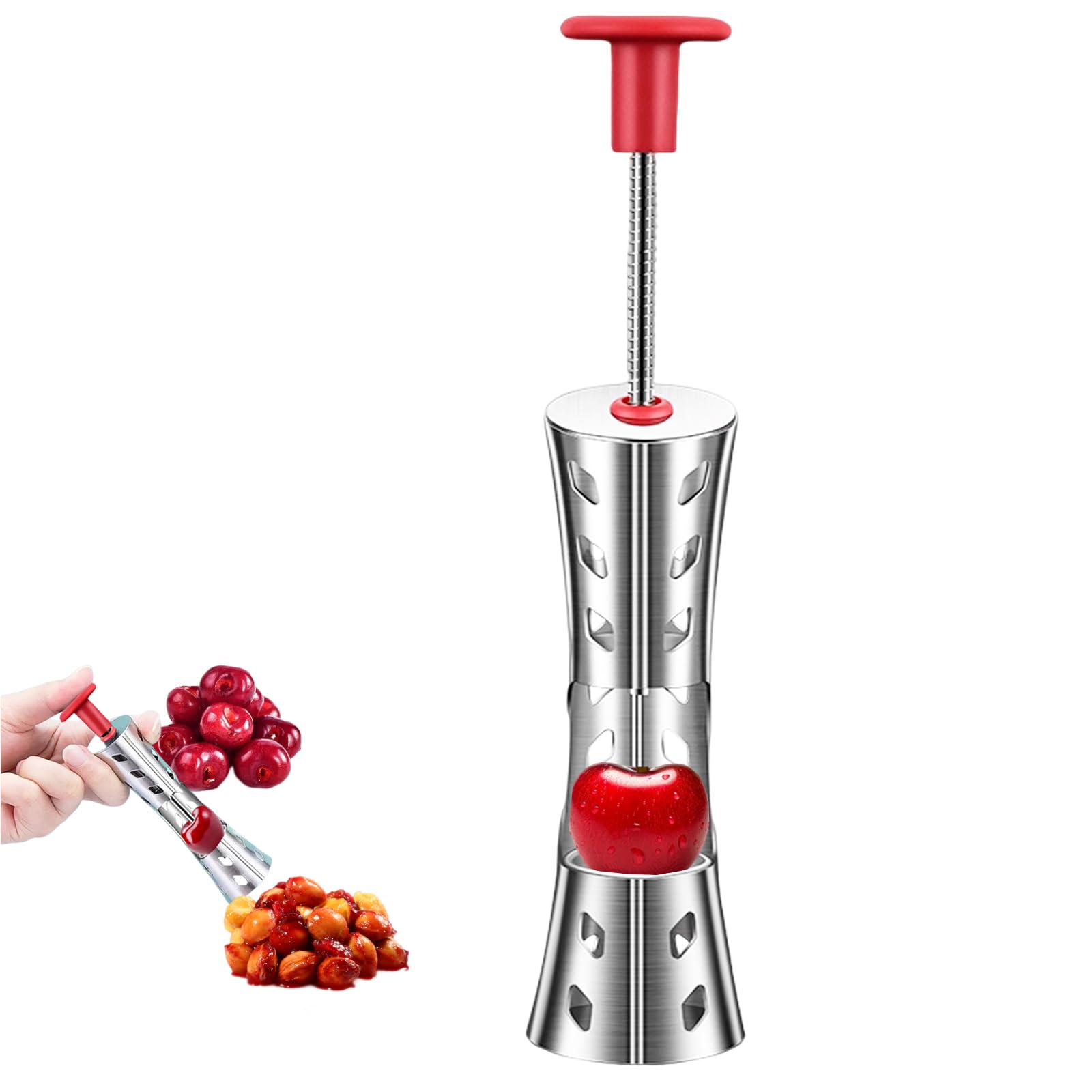 Cherry Pitter Tool - Premium 304 Stainless Steel Olive and Cherry ...