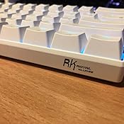 Royal Kludge RK61 Wired/ Wireless Bluetooth 3.0 Multi-Device LED ...