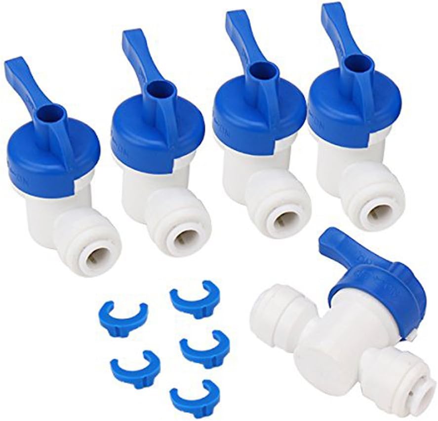 Amazon.com: Rykey Equal Straight Od Tube Ball Valve Quick Connect ...