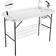 Amazon.com: Avocahom Folding Fish Cleaning Table Portable Camping Sink ...