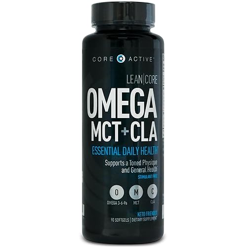 (CORE)ACTIVE Lean Omega MCT + CLA - Stimulant Free Health Formula, Lean ...