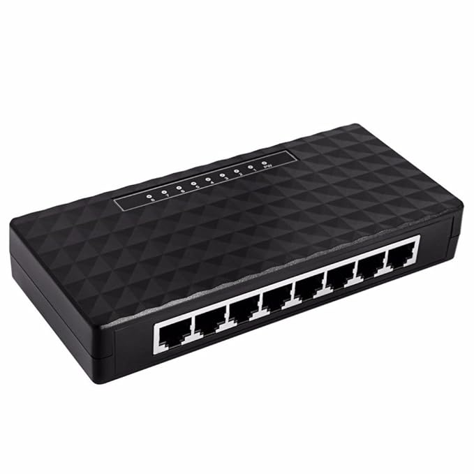 10/100/1000Mbps Full Duplex 8 Port Gigabit Switch HUB LAN Gigabit ...