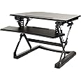 Amazon.com: STAPLES 2447503 Sit to Stand Adjustable Desk Riser 27-Inch ...