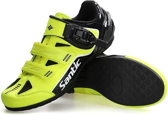 Amazon.com | Santic Cycling Shoes Men Spin Unlocked Bike Bicycle Road ...