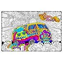 Amazon.com: Stuff2Color Love Bus - Giant 22 X 32.5 Inch Line Art ...